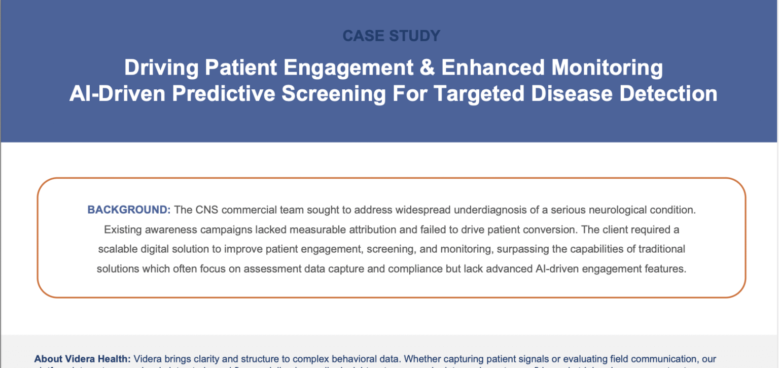 AI-Powered Healthcare Case Studies | Videra Health